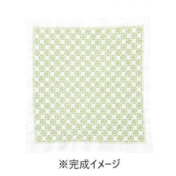 ※パッケージ、デザイン等は予告なく変更される場合があります。※画像はイメージです。商品タイトルと一致しない場合があります。一目刺しの技法を学びながらかわいいふきんが作れます。図案は布にプリント済み。サイズ出来上がり寸法:約縦34cm×横34...