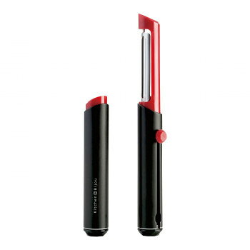 ※パッケージ、デザイン等は予告なく変更される場合があります。※画像はイメージです。商品タイトルと一致しない場合があります。口紅のような見た目の縦型ピーラーです。刃をしまうことが出来るので、安全でコンパクトに収納できます。サイズ100×18×...