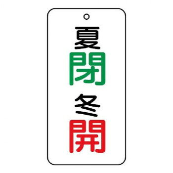※パッケージ、デザイン等は予告なく変更される場合があります。※画像はイメージです。商品タイトルと一致しない場合があります。バルブの状態(開・閉)をひと目で識別できる表示板です。サイズ80×40mm、取付穴:φ4mm個装サイズ：9.5×4.3...