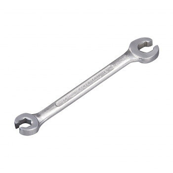 ※パッケージ、デザイン等は予告なく変更される場合があります。※画像はイメージです。商品タイトルと一致しない場合があります。ブレーキパイプフレアナット、クラッチパイプフレアナット(油圧式のみ)の脱着専用レンチです。口径部は5点が接する形状のた...