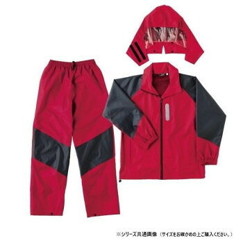 ※パッケージ、デザイン等は予告なく変更される場合があります。※画像はイメージです。商品タイトルと一致しない場合があります。OX生地&パット入りの高耐久レインスーツ。肩・肘・膝にオックス生地を使用しています。肩・膝には挿入可能なパッド×2枚を...