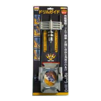 ※パッケージ、デザイン等は予告なく変更される場合があります。※画像はイメージです。商品タイトルと一致しない場合があります。市販電動ドリルで簡単・正確に自由な角度の穴あけが可能です。難しい角度の穴あけが簡単に。最大45度まで設定でき、ドリルは...