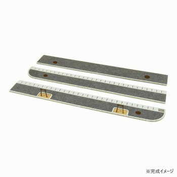 ※パッケージ、デザイン等は予告なく変更される場合があります。※画像はイメージです。商品タイトルと一致しない場合があります。歩道のキットです。幅の狭いアスファルトタイプの歩道です。ストレート1本、角丸ストレート2本が作れます。※完成品ではござ...