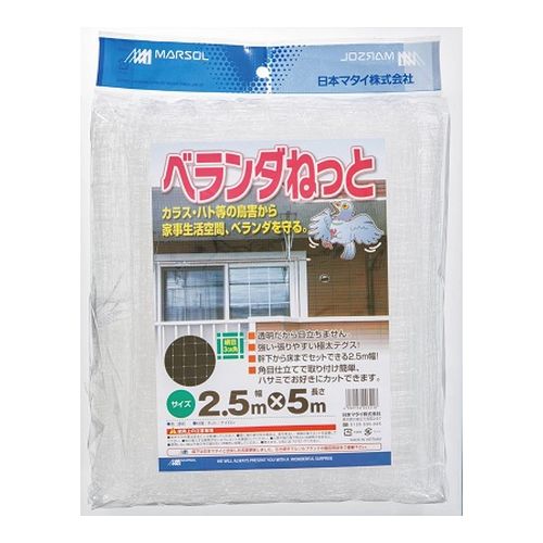 【※北海道・沖縄・離島は商品の発送を承ることができません。ご注文いただいた場合、キャンセルさせていただきます。】 カラス・ハト等の鳥害から家庭生活空間・ベランダを守る。 透明で目立ちにくく、張りやすい極太テグス。 仕様・注意事項 ●材質：ナ...