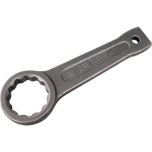 《メーカー》TONE（株）《品番》DM-46《特長》●衝撃を考慮した強靭めがねです。《用途》●ハンマーで叩いて増し締め作業や、錆びついたボルト・ナットの緩め作業用。《仕様》●対辺寸法(mm):46●全長(mm):240●厚さ(mm):22●...