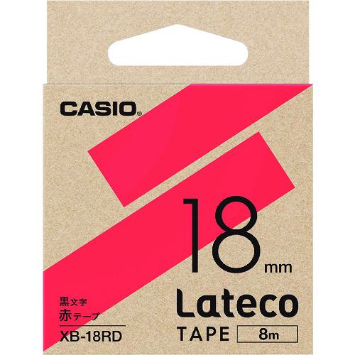 《メーカー》カシオ計算機（株）《品番》XB18RD《特長》●ラテコ（Lateco）専用の詰め替えテープになります。●新開発のラミネートサーマルテープです。《用途》●ラテコ専用詰め替えテープ《仕様》●テープ幅(mm):18●テープ色:赤●テー...