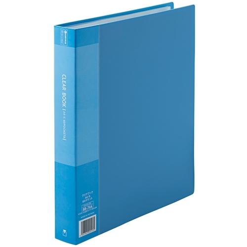 《メーカー》プラス（株）《品番》D049J-10BL《特長》●スマートバリューのクリアーブックです。●背表紙は書き込みのできるタイプです。《用途》《仕様》●用紙サイズ:A4-S●背幅(mm):35●色:ブルー●ポケット数(枚):60●表紙厚...