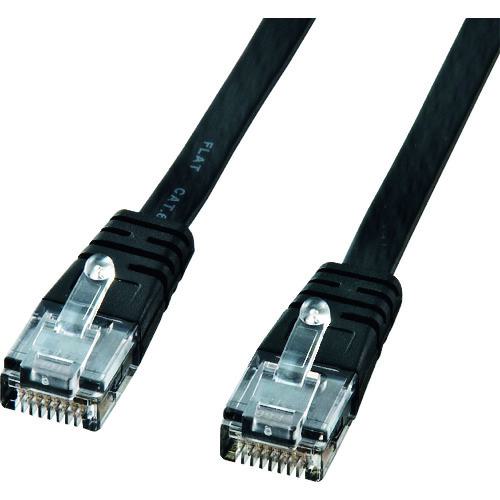 《メーカー》サンワサプライ（株）《品番》KB-FL6-07BKN《特長》●厚さ1.4mm超フラットタイプで、ギガイーサネット完全対応のカテゴリ6フラットLANケーブルです。●ギガビットイーサネットに完全対応したカテゴリ6適合のストレート結線...