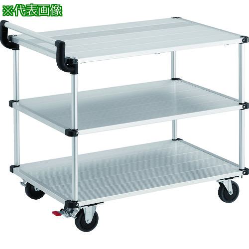 《メーカー》トラスコ中山（株）《品番》AL23-0948S《特長》●スチール製運搬車に比べて非常に軽量なアルミ製運搬車です。●キャスターに省音キャスターを採用しているため、静かな走行が特徴です。●コーナー部には鉄製の金具を採用しているため、...