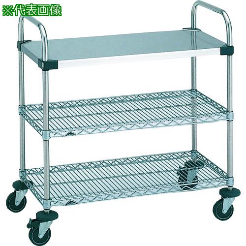 《メーカー》エレクター（株）《品番》NUTT4-S《特長》●可動性が強い味方の、構成自在のワーキング・カートです。●スーパーエレクター+キャスターのシンプル構造で耐久性に優れ、さまざまな用途にフレキシブルに対応します。●棚板サイズやキャスタ...