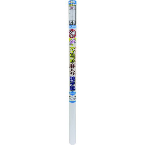《メーカー》（株）アサヒペン《品番》131447《特長》《用途》●用途:障子貼り用。《仕様》《仕様2》●貼る時も、はがす時も、アイロンだけでできます。●障子紙のJIS規格破裂強さの下限値（78.45kPa）に比べて、約3倍（240kPa）の...