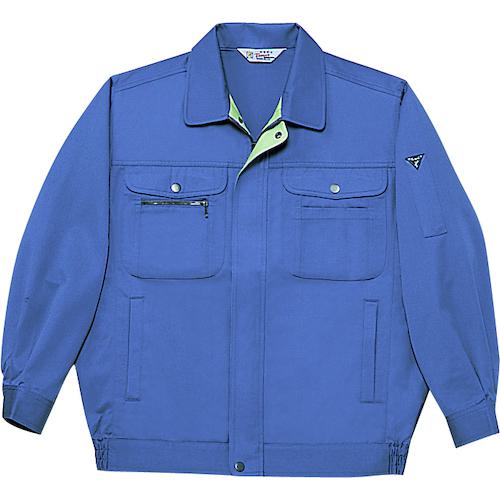 《メーカー》（株）自重堂《品番》4300-015-5L《特長》●ノンプル仕様が腕のツッパリ感を解消したウェアです。《用途》《仕様》●着丈(cm):71●胸囲(cm):151●袖丈(cm):61●肩幅(cm):55.5《仕様2》●帯電防止素材...