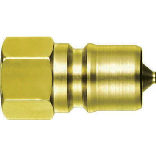 《メーカー》日東工器（株）《品番》3P-A BRASS NBR 《特長》●滑らかなプラグ先端部の形状によって、ソケットとの接続操作もよりスムーズに快適になりました。●バルブのセンター自動復帰機能により、分離後のシール性能アップ。●ソケット・...