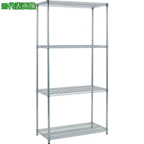 《メーカー》トラスコ中山（株）《品番》TME-6444《特長》●棚板は25mmピッチで位置変更可能です。●アジャスターは+15mmの調整ができるので水平出しも簡単です。●三層メッキ構造で防錆力抜群です。《用途》●各種倉庫や工場での保管・管理...