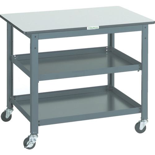 《メーカー》トラスコ中山（株）《品番》WHT-6090《特長》●ワゴンに天板が付いており、天面での作業も可能です。●キャスターは75mmゴム車を使用しているので移動がスムーズです。《用途》●作業台の補助ワゴンとして多用途に使用可。《仕様》●...