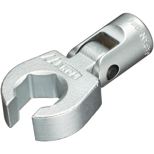 《メーカー》TONE（株）《品番》3SCF-17F《特長》●業界初の首振機構付クロウフットレンチです。●首振角度を自由に設定できるので、今まで届きにくかったボルト・ナットにもしっかりアクセスできます。●エアコンや油圧機器などの各種配管、自動...