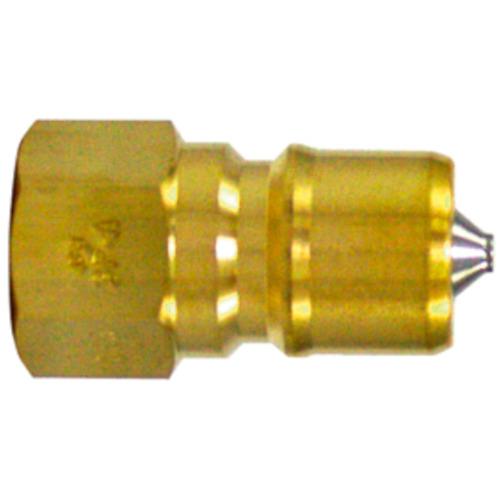 《メーカー》日東工器（株）《品番》3P-A BRASS FKM 《特長》●滑らかなプラグ先端部の形状によって、ソケットとの接続操作もよりスムーズです。●バルブのセンター自動復帰機能により、分離後のシール性能がアップします。●ソケット・プラグ...