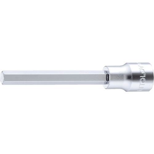 《メーカー》水戸工機（株）《品番》410HTL《特長》●ロングタイプです。●差込角12.7mm用です。《用途》●作業における六角穴付ボルトや止めネジなどの締めゆるめ用に。《仕様》●差込角(mm):12.7●対辺寸法(mm):10●ビット長さ...