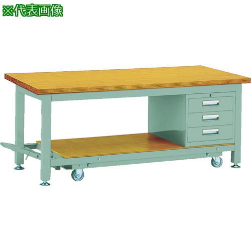 《メーカー》トラスコ中山（株）《品番》STWC-1500D3《特長》●本体は構造用鋼管、圧延鋼材で、接続部分はすべて溶接で接合しています。●同じ深さの3段キャビネット付です。●キャビネットはご希望位置に取り付けできます。●本体は構造用鋼管、...