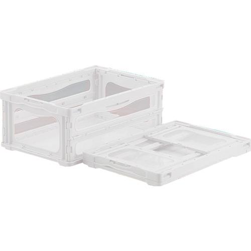 《メーカー》三甲（株）《品番》SKMLO-O-30B-WH《特長》●マドコンよりも最大20％軽く、折りたたんだ際に30％薄くなっています。●明るいカラーと透明度の高い窓部で、底面以外のどこからでも中身を確認できます。●各辺は透明窓とその周り...