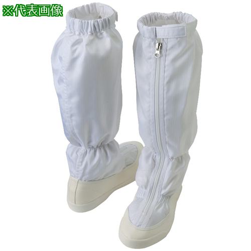 《メーカー》アイトス（株）《品番》AZ59703-101-30.0《特長》●ロングブーツタイプです。●男女兼用商品です。《用途》《仕様》●寸法(cm):30●色:ホワイト（ストライプ）《仕様2》●静電機能付きシューズです《原産国（名称）》中...