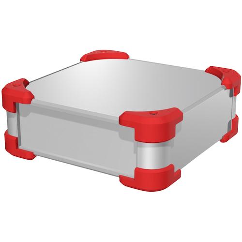 《メーカー》（株）タカチ電機工業《品番》AUG133-30-20-SR《特長》●TPE(エラストマ)製のコーナーガードが付いた耐衝撃型アルミケースです。●またコーナーガードは滑りにくく、ゴム足の役割にもなります。●測定器、コントローラー、産...