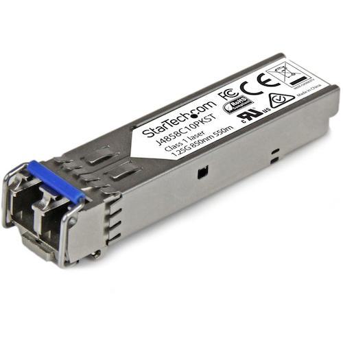 《メーカー》STARTECH．COM社《品番》J4858C10PKST《特長》●HPE製品J4858Cと100%互換のSFPモジュール（10個入り）です。●HPE製ルーターおよびスイッチで互換性が検証されています。●モジュール本体にStar...