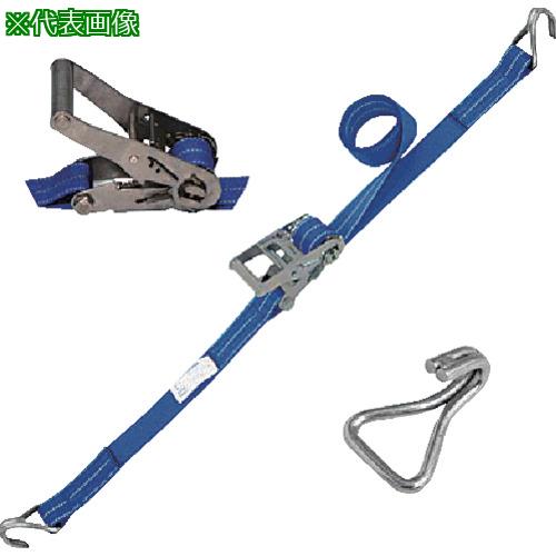 《メーカー》東レインターナショナル（株）産資製品課《品番》REK25MS4.5NH100S《特長》●高強力リサイクルポリエステル糸を使用したエコマーク認定商品です。●ラチェットバックル式で、簡単な操作で確実に固縛できます。●錆びにくいステン...