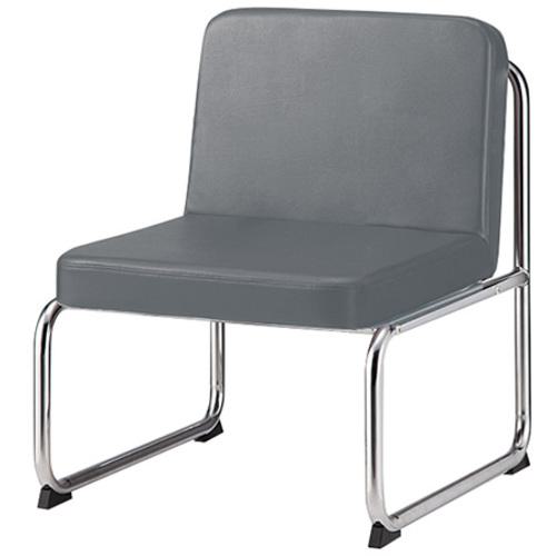 《メーカー》（株）ナイキ《品番》ZRE162N-GL《特長》《用途》《仕様》●間口(mm):521●幅(mm):521●奥行(mm):613●高さ(mm):700●色:グレー●張地:ビニールレザー●品名:アームレスチェアー●座高(mm):3...