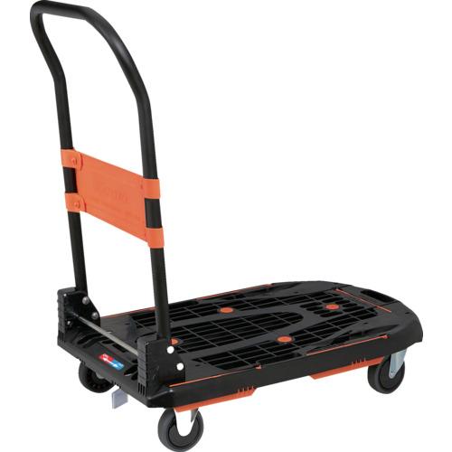 《メーカー》トラスコ中山（株）《品番》MPK780-BK-AJS《特長》●回転式の荷物落下防止柵を標準採用。●荷物の転落を防止します。●樹脂ストッパーの採用で少々の傾斜でも台車をその場所で保持できます。●本体重量7.3Kg、徹底的な軽量化と...