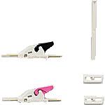 《メーカー》サンハヤト（株）《品番》FP-10MF-02《特長》●ミドルタイプ（先端長7.5mm）で、0.3〜0.5mmピッチの面実装型ICの端子に直接取り付けできるテストクリップです。●導体抵抗値を50mΩ以下に抑えています。●ロジックア...