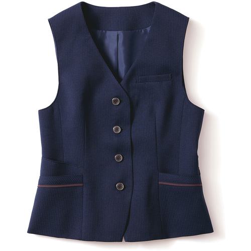 《メーカー》（株）サーヴォ《品番》GVEL-2603-K3-09《特長》●さらっとした着心地で、軽やかに着用できるレディースベストです。●腰まわりはゆとりのあるペプラムデザインで、体に張り付きにくく、女性らしいラインをきれいに見せます。●立...