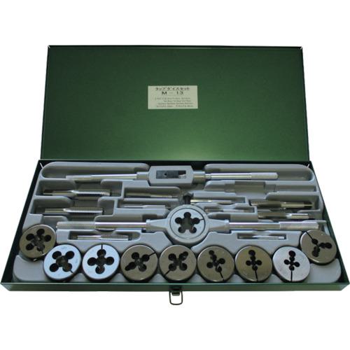 《メーカー》ライト精機（株）《品番》M-13《特長》●多様なサイズが入っているので様々な作業に適しています。《用途》●ねじ山修正。《仕様》●加工ねじ:メートルねじ●中タップ:M6×1.0／M7×1.0／M8×1.25／M10×1.5／M11...