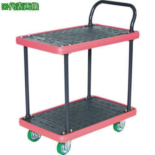 《メーカー》トラスコ中山（株）《品番》MKP-304U《特長》●荷台の全周に緩衝ゴムを巻き、ぶつけても傷を付けにくくしてあります。●緩衝ゴムがテーブル面より約5mm高いためコボレ止めにもなっています。《用途》《仕様》●均等荷重(kg):30...