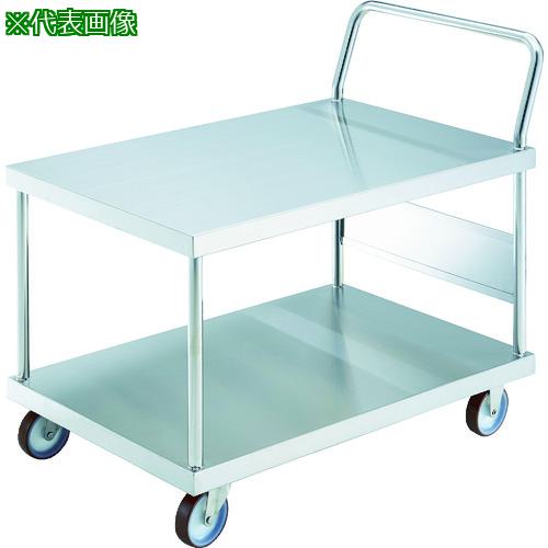 《メーカー》トラスコ中山（株）《品番》AS-12-100NU《特長》●溶接構造のSUS製の2段式台車です。●本体およびキャスター金具までSUS304製ですので、食品工場やクリーンルームに使用できます。《用途》●食品工場、研究所など。《仕様》...