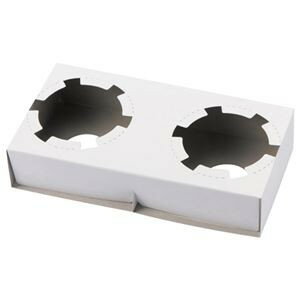 商品名 水野産業　コーン&カップホルダー 2ヶ入　50パック サイズ 170×90×35mm 材質 古紙パルプ、パルプ 入数 2ヶ入（50パック） メーカー 水野産業株式会社