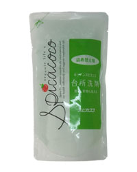 ★出荷日数目安 こちらの商品は、通常2〜3営業日で出荷となります。 商品名 スピカココ　台所洗剤詰替用　400ml 　【スピカコーポレーション】 内容量 400ml メーカー名 スピカコーポレーション ブランド スピカココ 素材・原材料・成...
