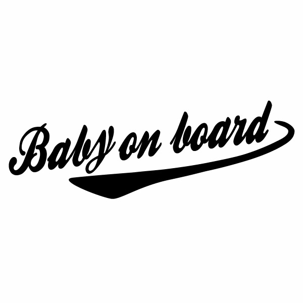 【Baby on board BOBB 0262（赤ちゃんが乗っています） カッティングステッカー 2枚組 幅約18cm×高約6.2cm】 シートの材質は屋外看板用に使用されている耐光性・耐水性に優れた業務看板用シート（屋外耐候5-7年）で...