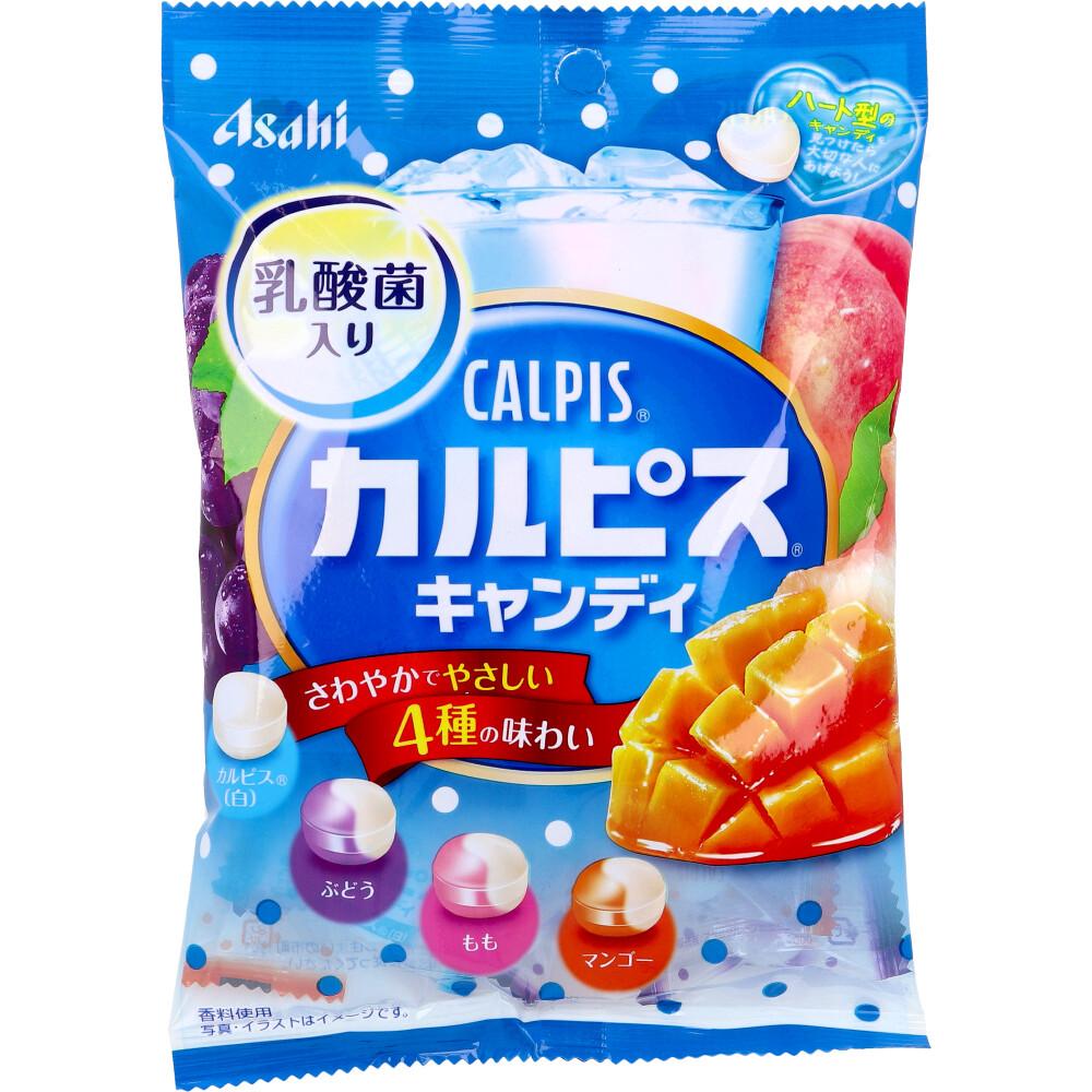 カルピスのさわやかな味わいがお楽しみいただけるキャンディです。●カルピス(白)、ぶどう、もも、マンゴーの4種アソートです。●乳酸菌を配合しています。●ハート型のキャンディを見つけたら大切な人にあげよう！●香料使用。北海道・沖縄・離島へのお届...