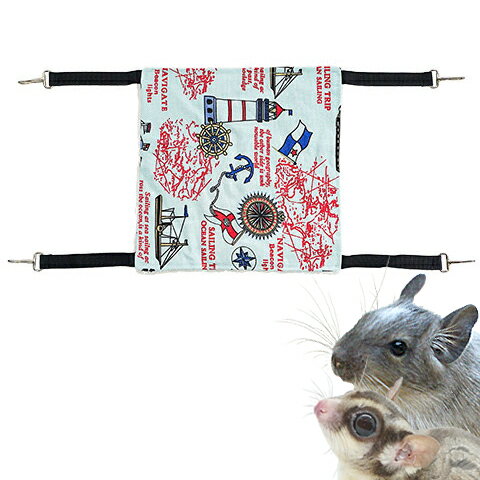 フェレット、デグー、ラット用 メーカー：その他 サイズ：約横260×縦260mm(ハンモック部分) 留め具含む取り付けベルト長さ約160mm こちらの商品は「メール便」対応商品です ・メール便送料：全国一律 240円（1個口） ※数量2個ま...