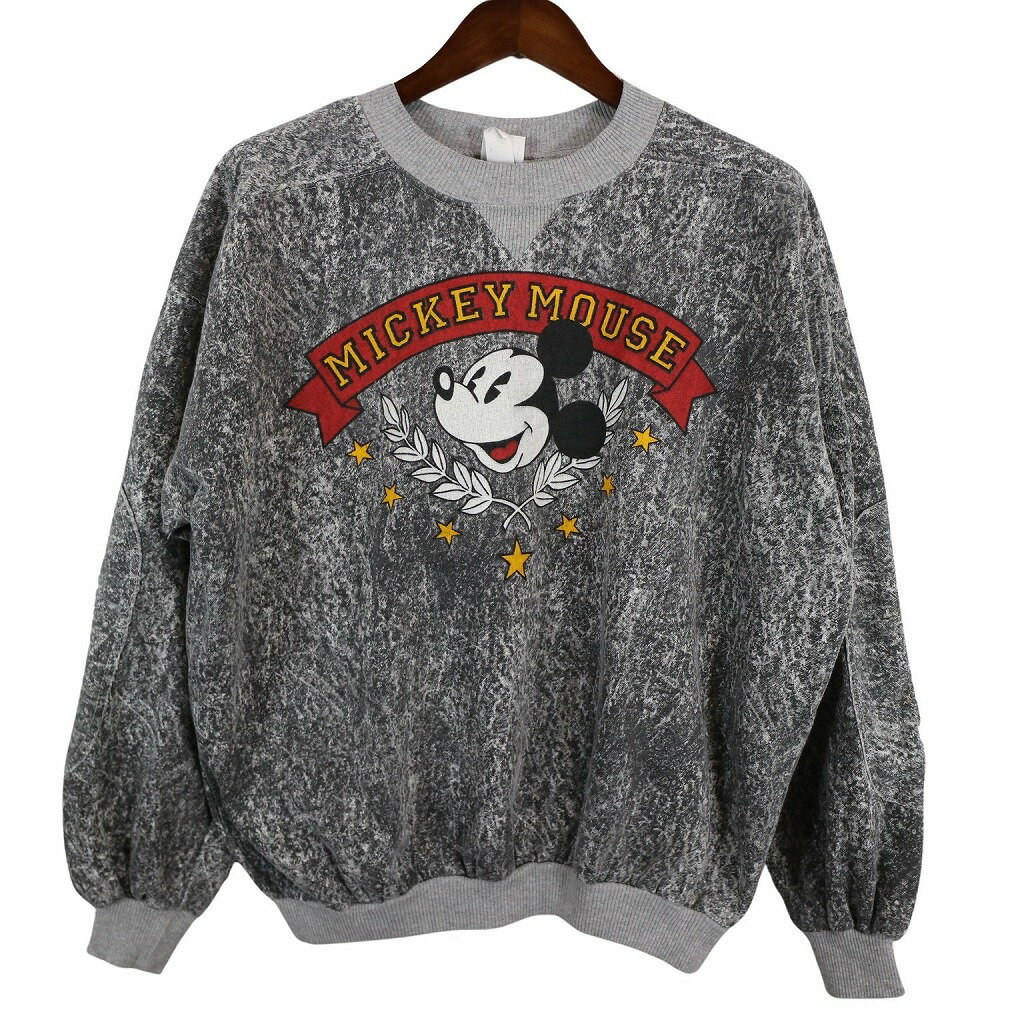 DESCRIPTION ブランドDisney/ディズニー サイズ【表記】XL【実寸】 着丈：約57cm身幅：約62cm裄丈：約84cm袖下丈：約53cm 素材 色ブラック 仕様 生産国 : USA製90年代アニメキャラクターミッキーマウスタ...