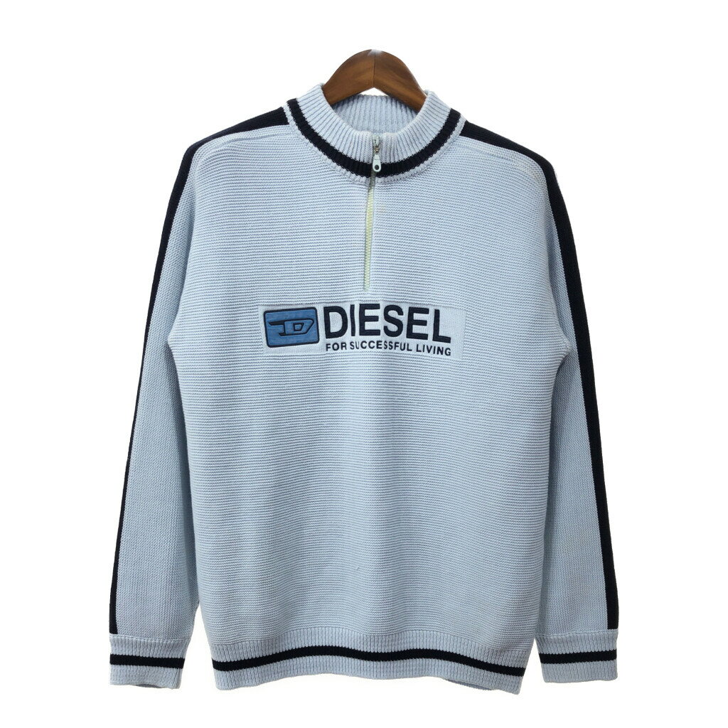 DIESEL FW23 T-claudy ハーフジップカットソー|長袖 DIESEL FW23 T-claudy ハーフジップカットソー|長袖