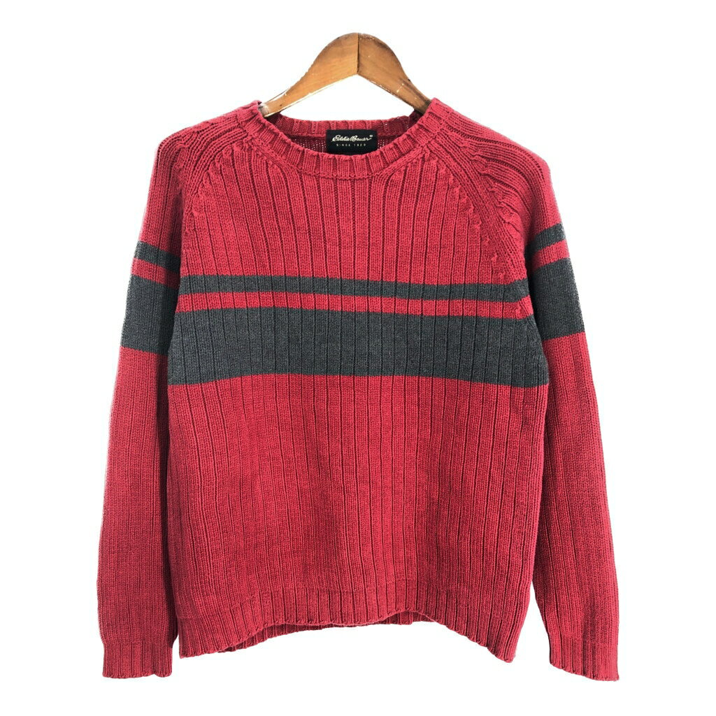 DESCRIPTION ブランドEddie Bauer/エディーバウアー サイズ【サイズ】S【実寸】 着丈：約61cm身幅：約56cm裄丈：約80cm袖下丈：約47cm 主な素材表地 : コットン 色レッド 仕様 00年代ラグランスリーブア...