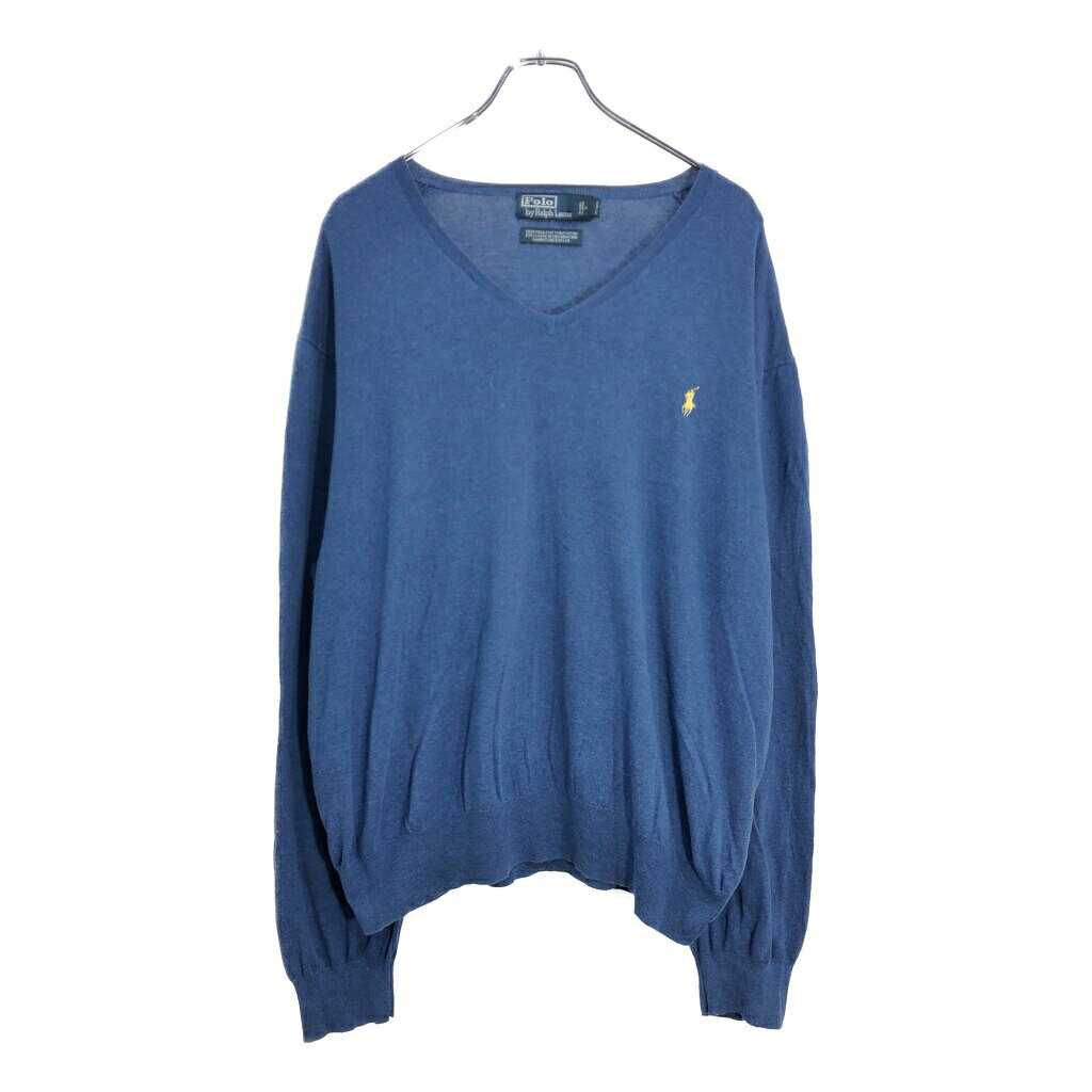 DESCRIPTION ブランドPolo by Ralph Lauren/ポロ ラルフローレン サイズ【サイズ】XL【実寸】 肩幅：約55cm着丈：約64cm身幅：約70cm袖丈：約68cm 主な素材表地 : コットン 色ブルー 仕様 状態...