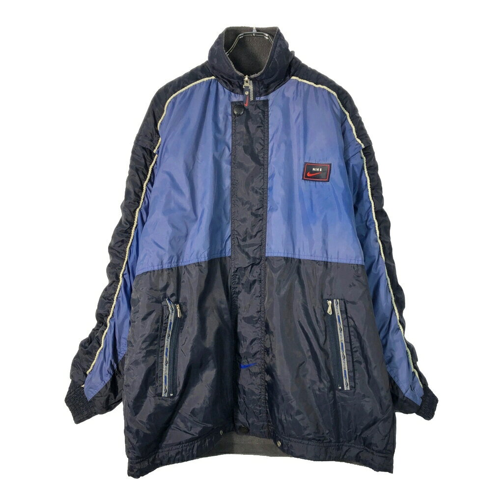 DESCRIPTION ブランドNIKE/ナイキ サイズ【サイズ】XL【実寸】 肩幅：約57cm着丈：約76cm身幅：約65cm袖丈：約51cm 主な素材表地 : ナイロン裏地 : ポリエステル 色ブラック 仕様 90年代リバーシブル、デタ...
