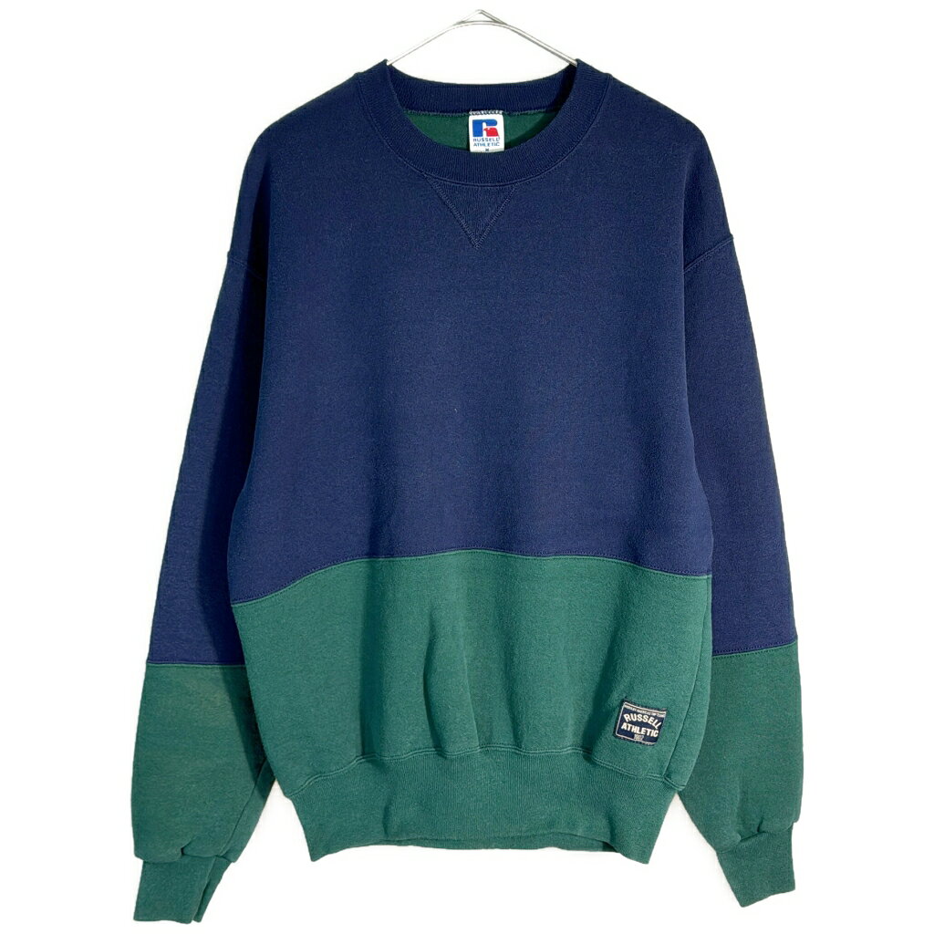 DESCRIPTION ブランドRUSSELL ATHLETIC/ラッセル サイズ【サイズ】M【実寸】 肩幅：約55cm着丈：約64cm身幅：約54cm袖丈：約62cm 主な素材表地 : コットン 色バイカラー 仕様 生産国 : USA製9...