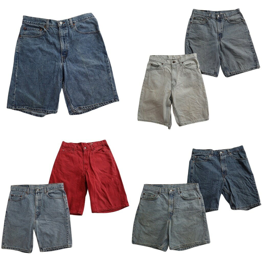 DESCRIPTION 商品名古着卸 まとめ売り リーバイス 紙タグ ショートパンツ 7枚セット ( メンズ 34/33/31 ) 550 560 505 ホワイト レッド 中古 古着 NE6402 性別メンズ※記載のない性別の商品が含まれ...