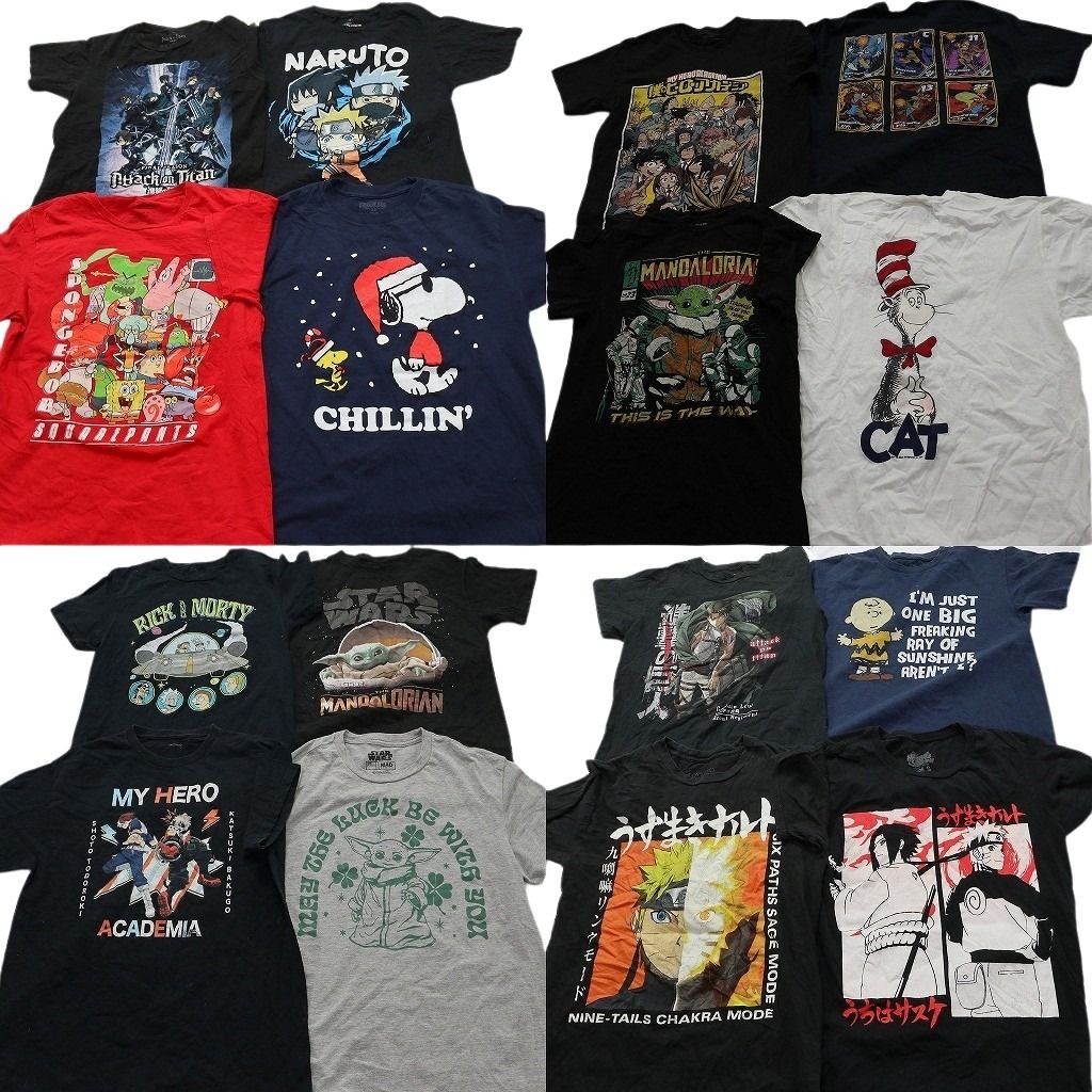 DESCRIPTION 商品名古着卸 まとめ売り キャラクター Tシャツ 16枚セット ( メンズ S/M ) リックアンドモーティ スヌーピー スターウォーズ 中古 古着 NE8944 性別メンズ※記載のない性別の商品が含まれてる場合がご...