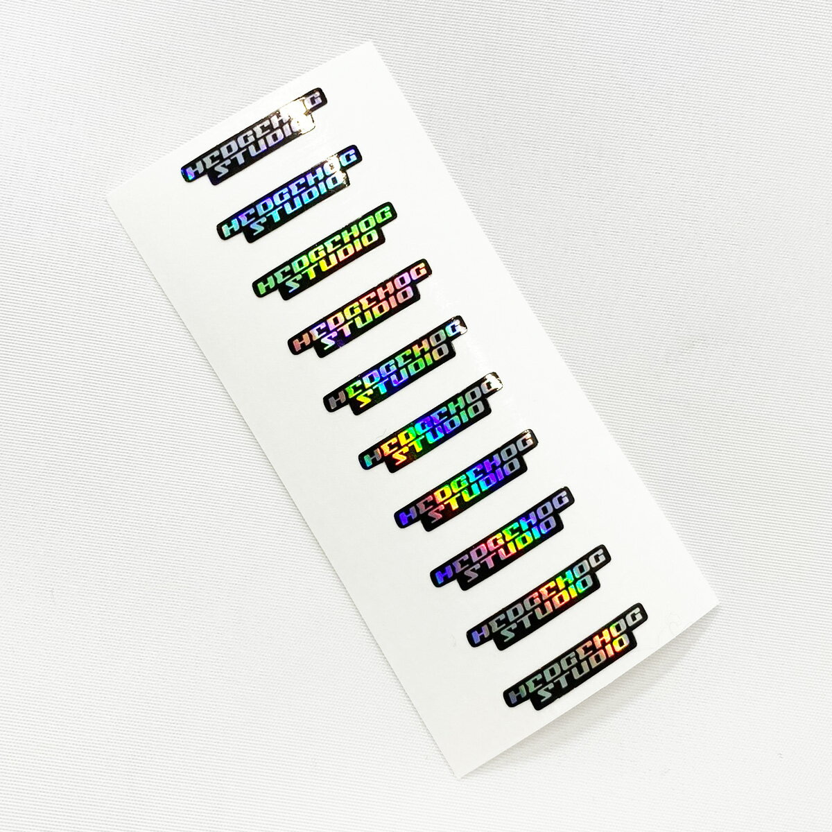 ■商品説明 リールなどに貼ることができるホログラムステッカー。 使用頻度の多い18mmサイズのステッカーです。　