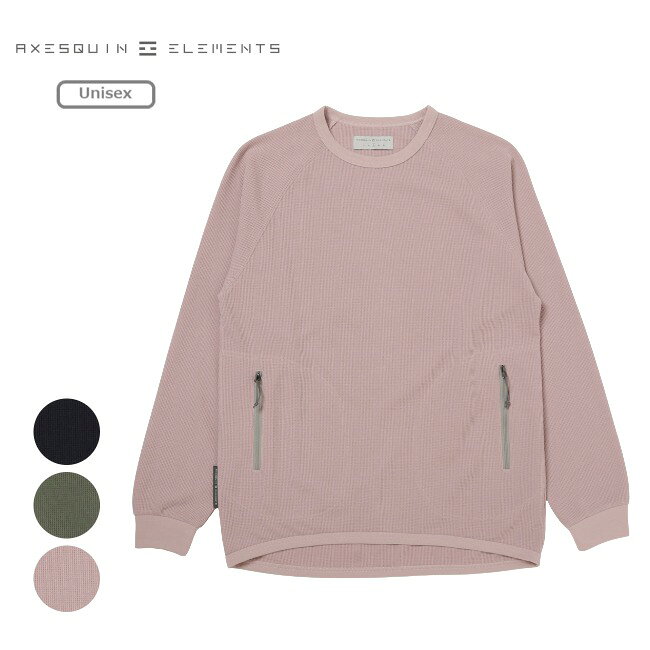 ワッフル素材がつくる、ドライな行動着。 新緑のクラシックルートハイキングにピッタリなワッフル素材のロングスリーブTシャツです。 ドライタッチで適度な肉厚のワッフル素材で240.2 cm3 /cm2 /sという高い通気性を備えているので、汗を...